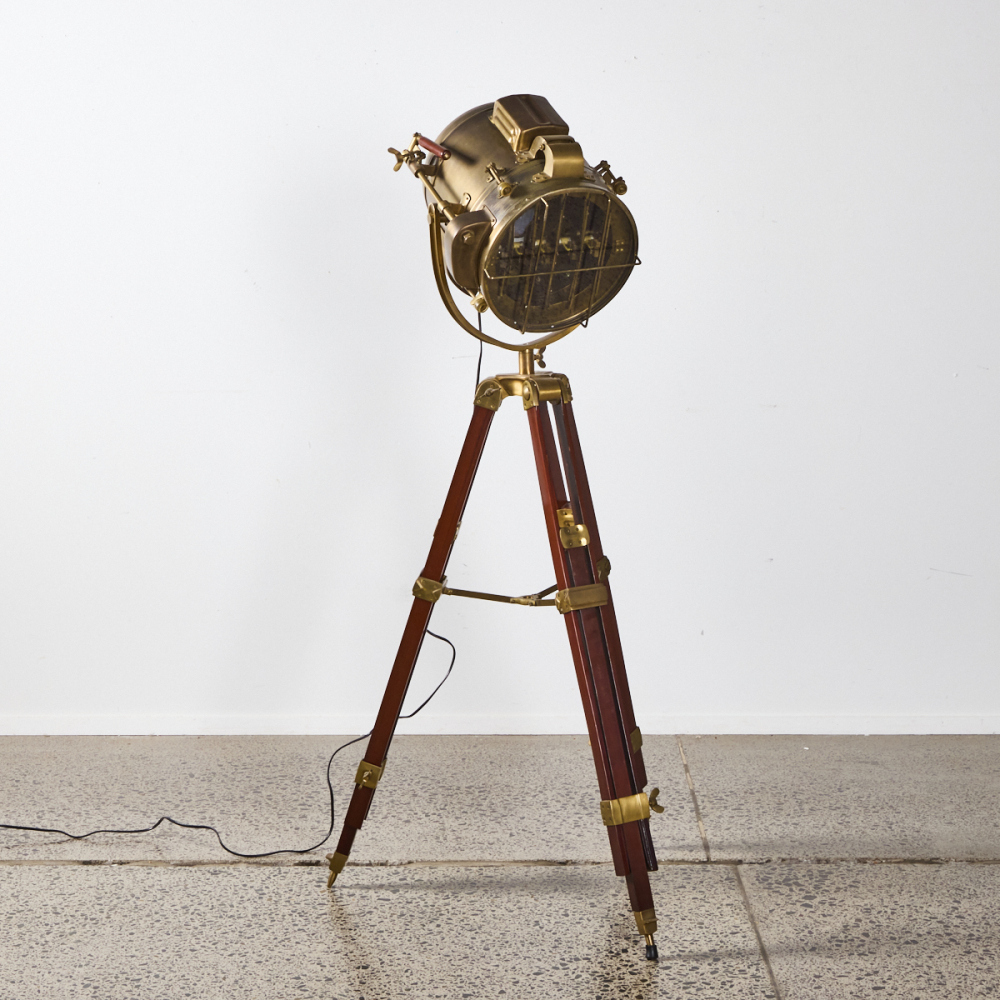 A Vintage Theatre Stage Lamp