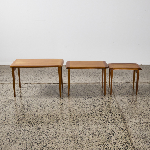 A Set Of Jon Jansen Nesting Modular Side Tables