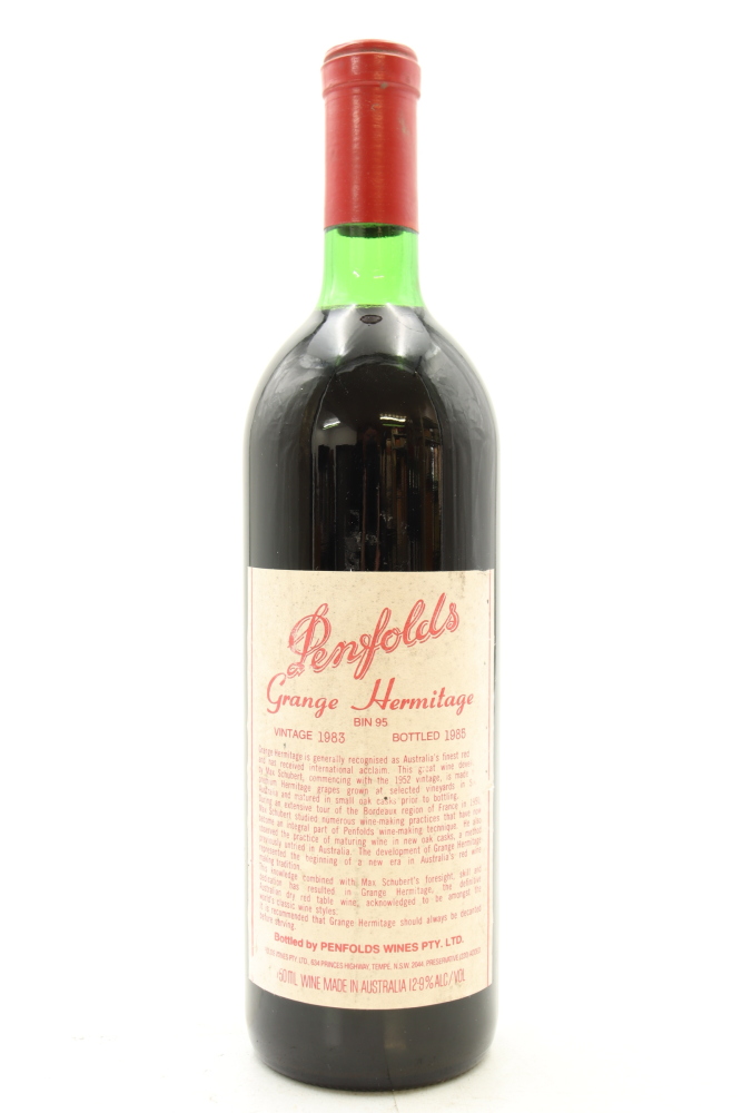 (1) 1983 Penfolds Grange Bin 95, Australia [JR17] [JO96]
