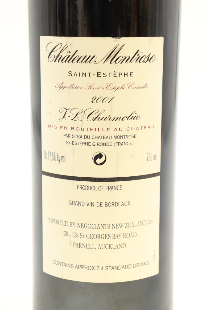 (1) 2001 Chateau Montrose, Saint-Estephe [JR16.5]