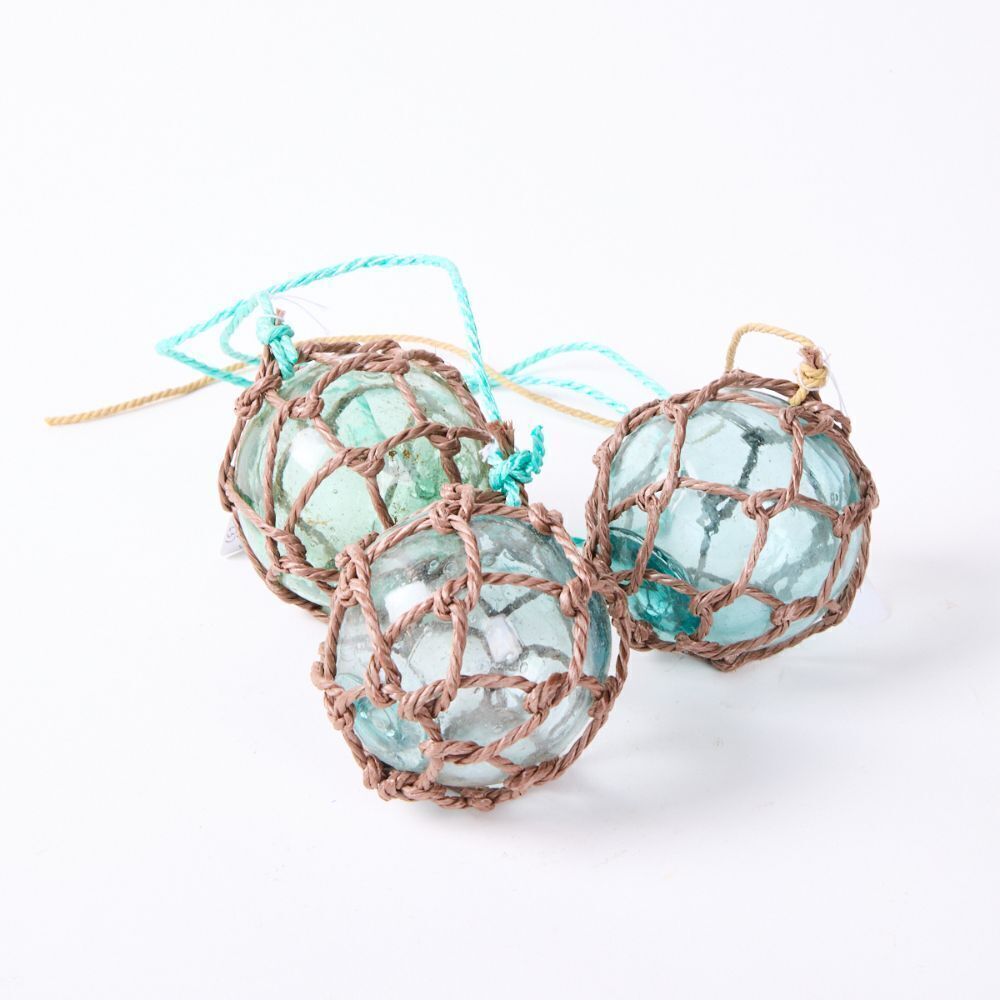 A Trio of Glass Floats