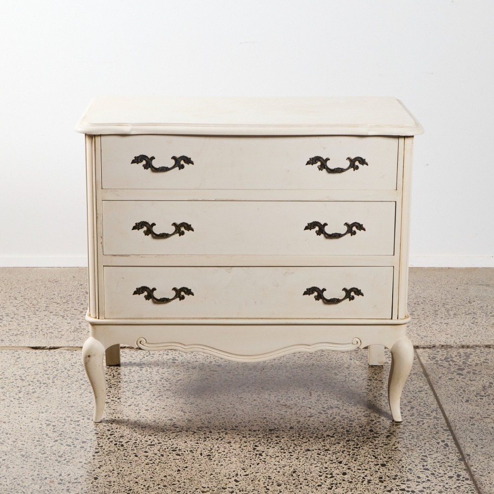 A French Chateau Style Three Drawer