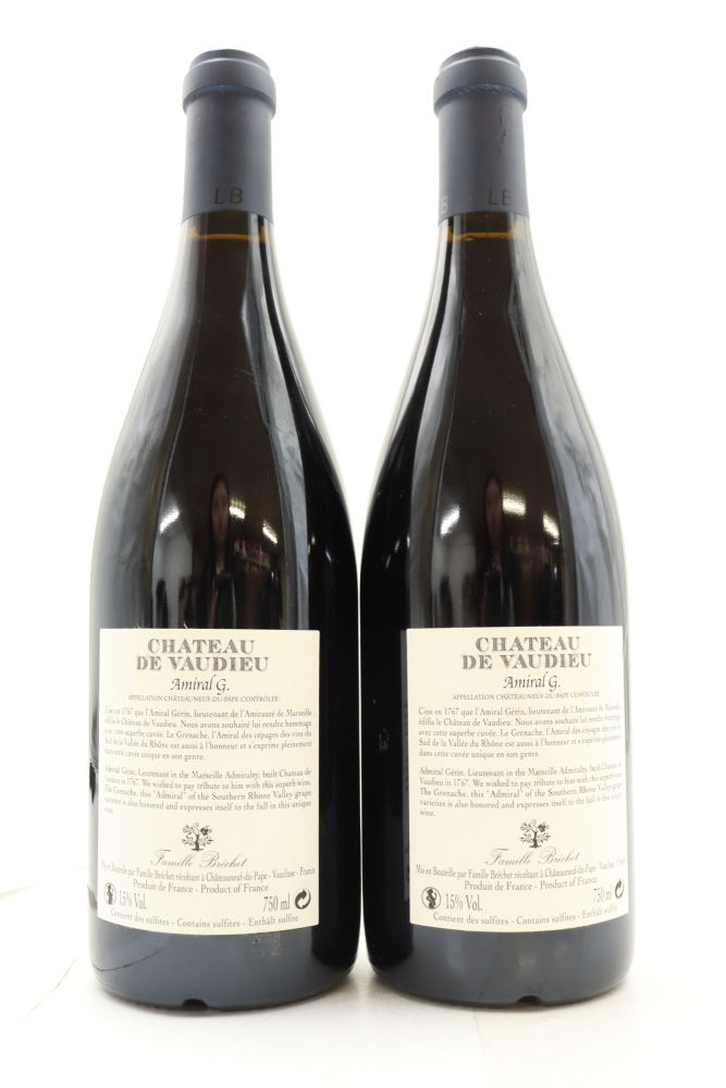 (2) 2018 Famille Brechet Chateau de Vaudieu Chateauneuf-du-Pape Amiral ...