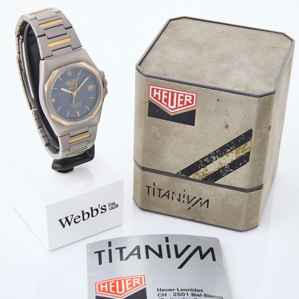 Heuer Titanium Quartz Wristwatch