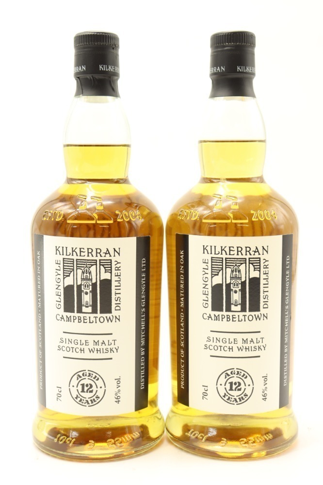 (2) Kilkerran 12 Year Old 2021 Release Single Malt Scotch Whisky, 46% ABV