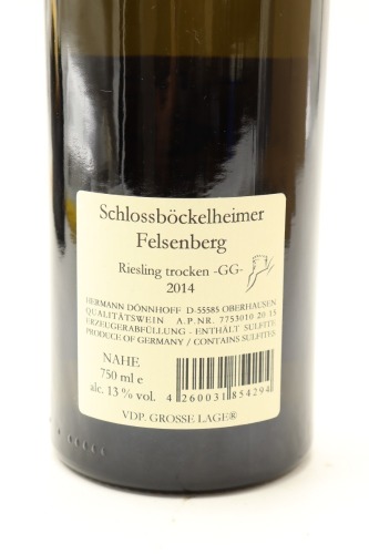 (1) 2014 Weingut Donnhoff 'Felsenturmchen' Schlossbockelheimer ...