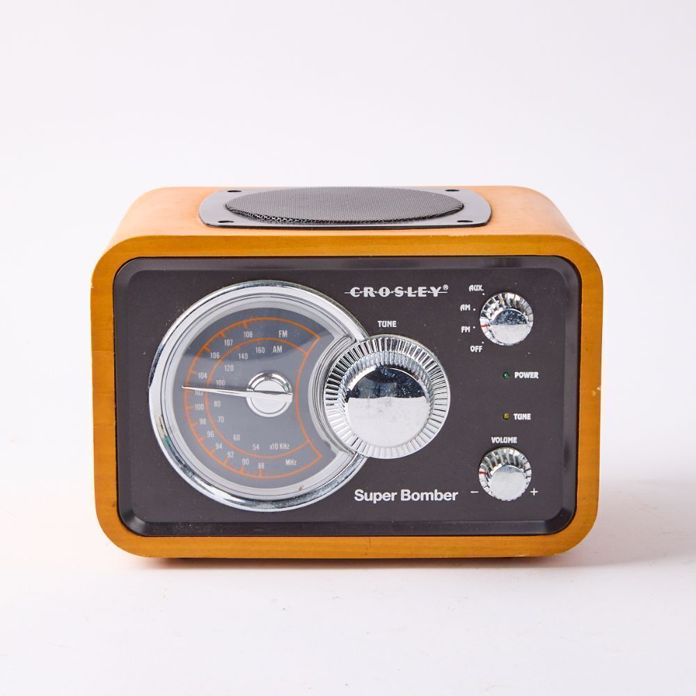 Contemporary Crosley Wooden Cased Mantle Radio