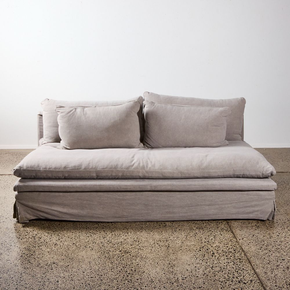 A Lowline Linen Couch