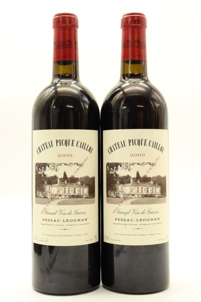 (2) 2003 Chateau Picque Caillou, Pessac-Leognan