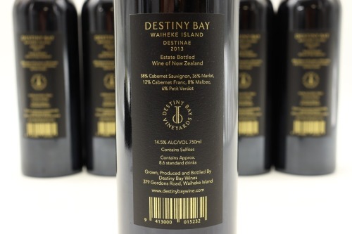 (6) 2013 Destiny Bay 'Destinae', Waiheke Island