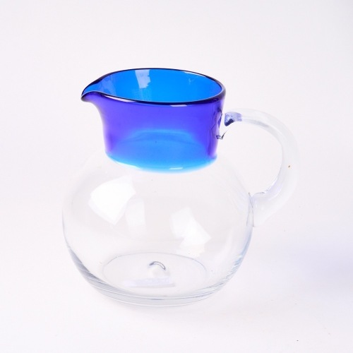 A Large Glass Water Pitcher
