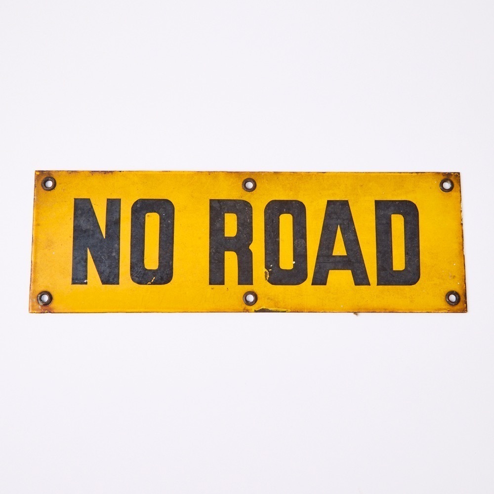 A No Road Sign
