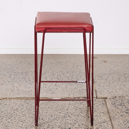 A Retro Red Stool