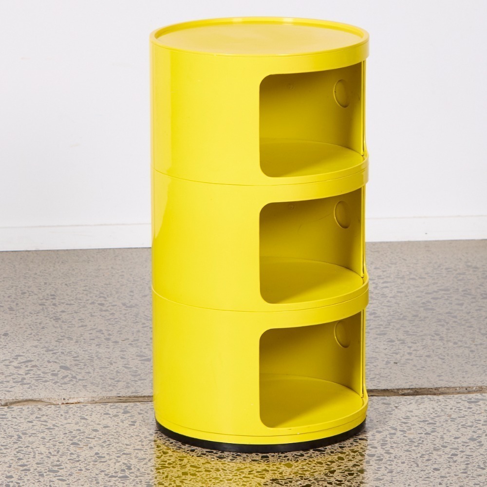 A Yellow Componibili Storage Unit