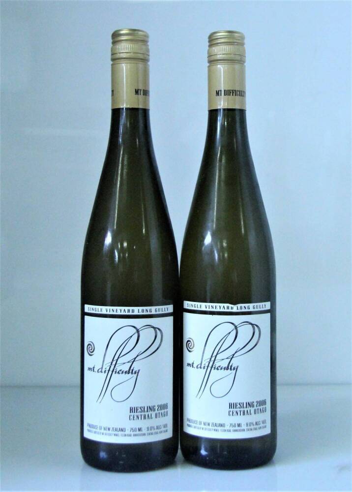 (2) 2006 Mt Difficulty 'Long Gully' Riesling, Central Otago