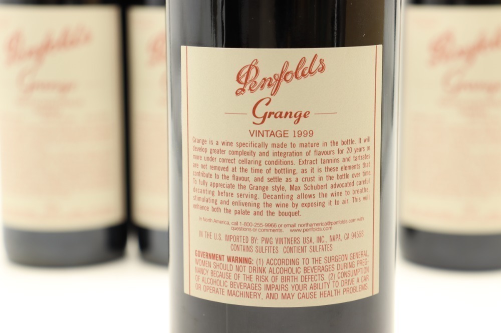 (4) 1999 Penfolds Grange Bin 95, Australia [JR17.5] [BC96] [JO96]