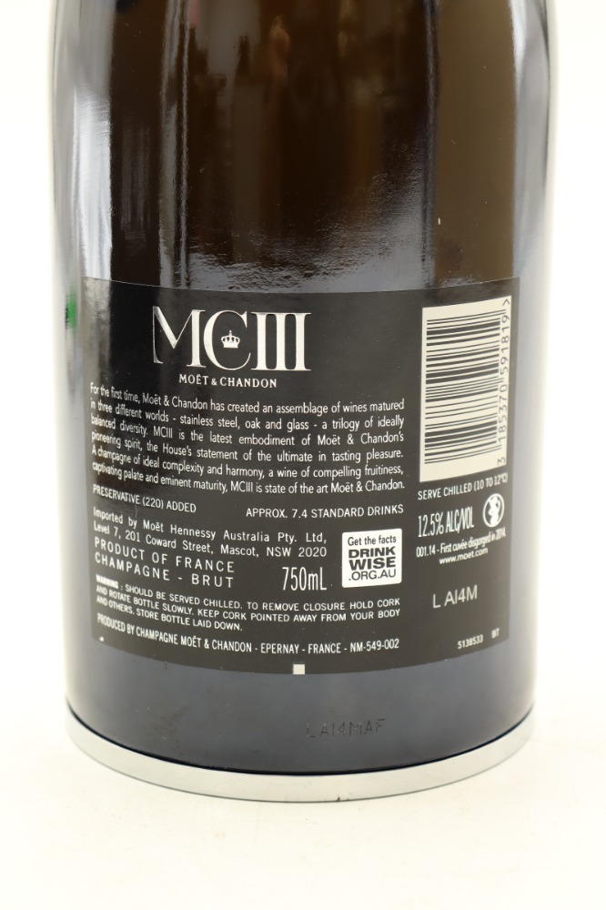 (1) NV Moet & Chandon MCIII - MC 3, Champagne [JR17.5]