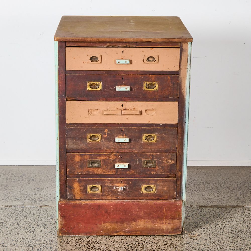 A Vintage Set Of Drawers
