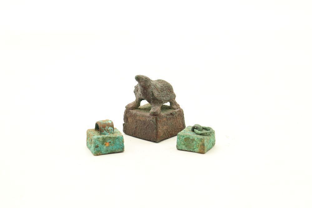 Three Chinese Bronze Seals