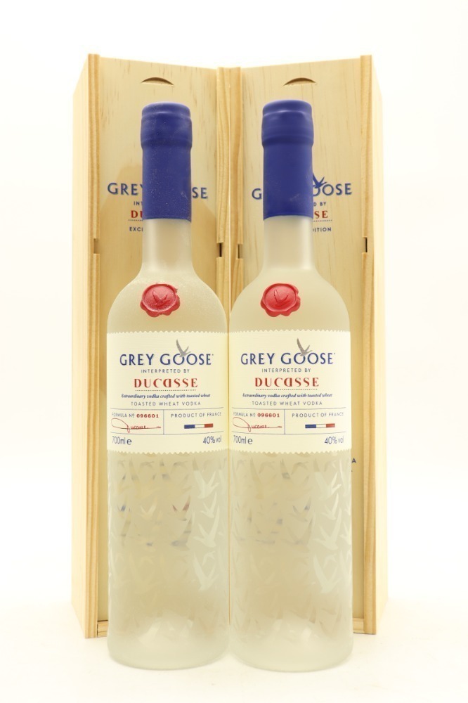 (2) Grey Goose 'Interpreted by Ducasse' Toasted Wheat Vodka, 40% ABV (GB)