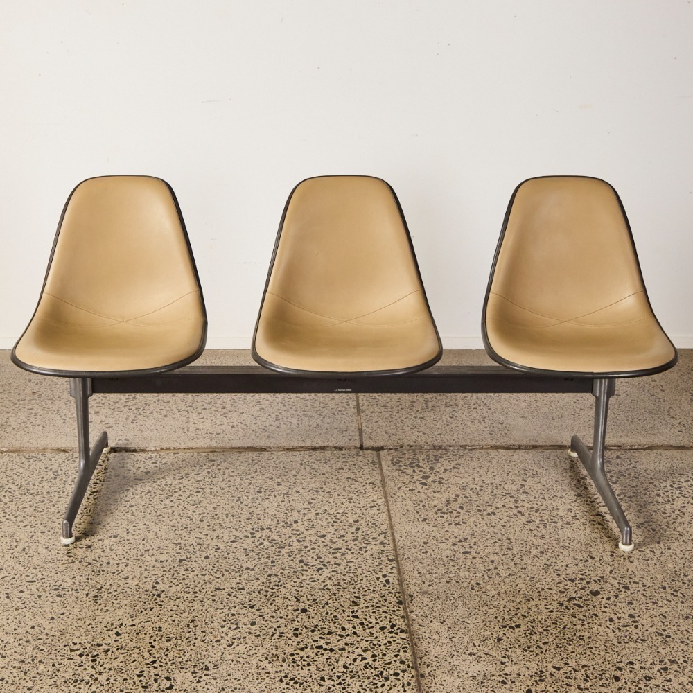 An Eames Tandem Bench
