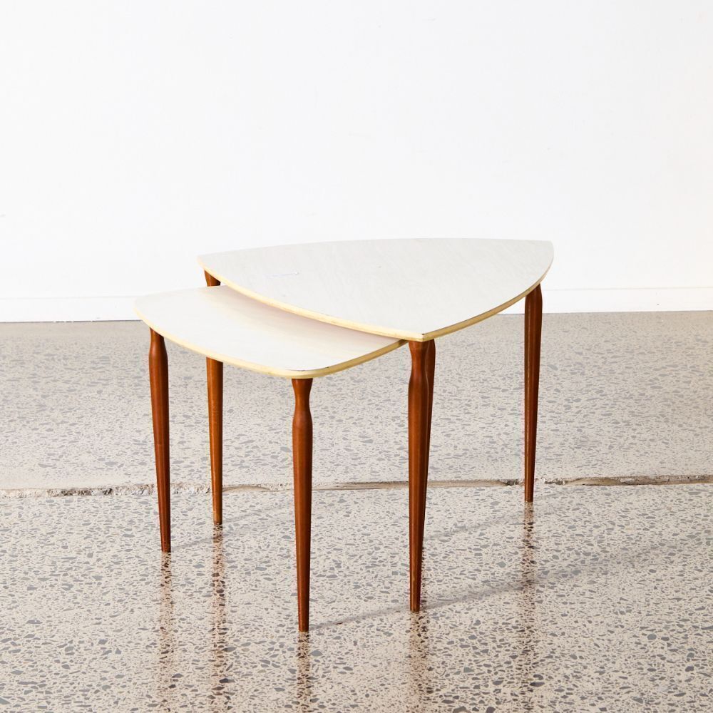A Pair of Mid-Century Nesting Tables