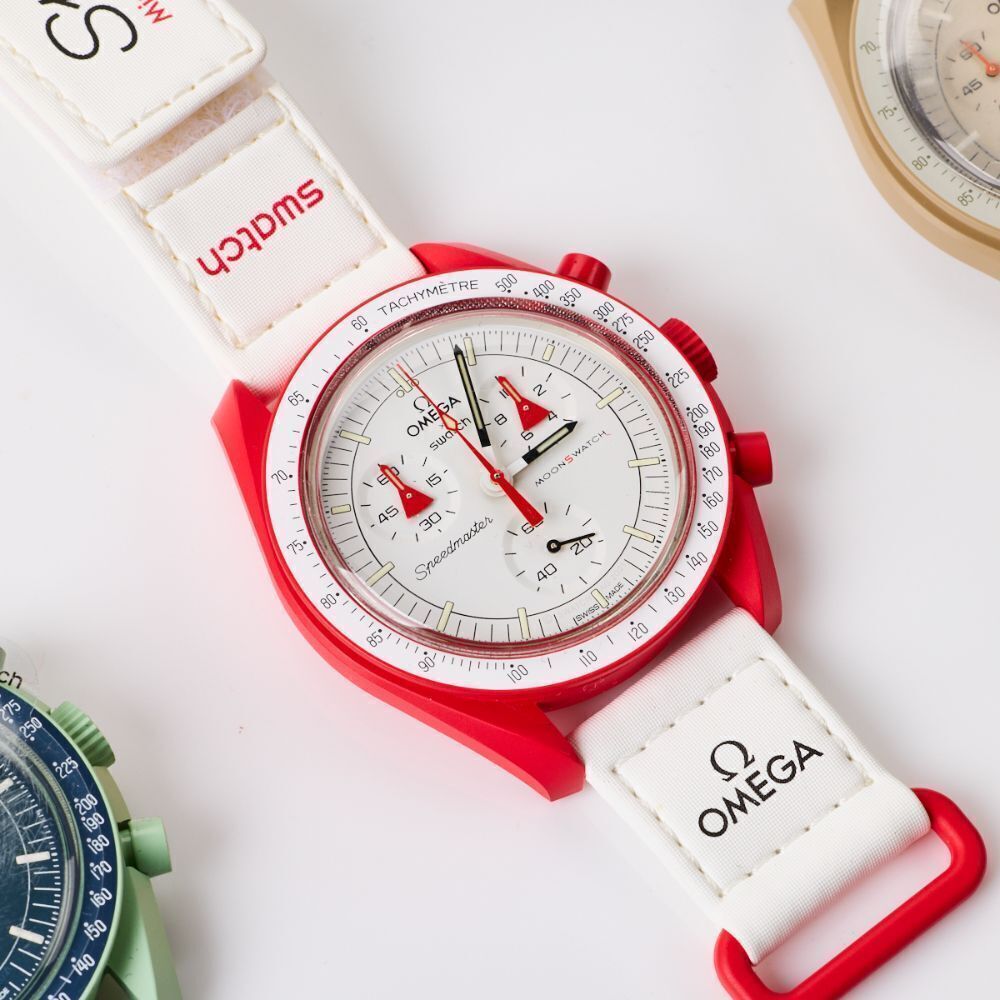 A Complete Set of Eleven OMEGA X Swatch, MoonSwatch Bio Ceramic Quartz ...