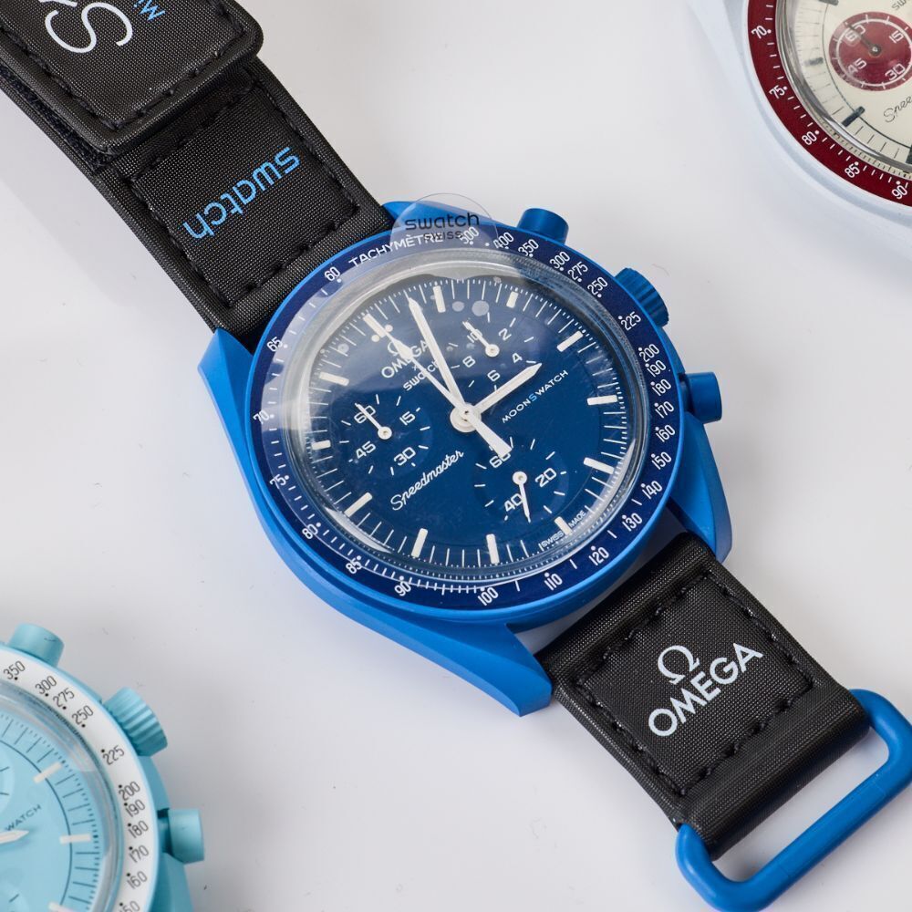 A Complete Set of Eleven OMEGA X Swatch, MoonSwatch Bio Ceramic Quartz ...