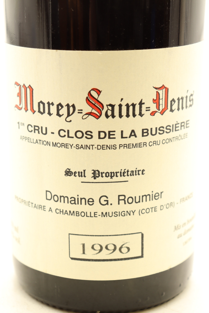 (1) 1996 Domaine Georges & Christophe Roumier Clos de la Bussiere ...