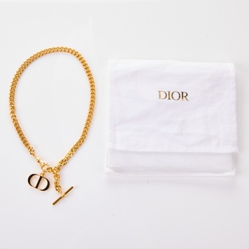 Christian Dior, Cable Fob Chain Costume Jewellery Necklace