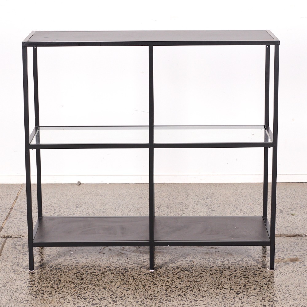 An Industrial Style Display Console in Black