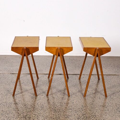 A Set of Vintage Bob Roukema Style Nesting Tables