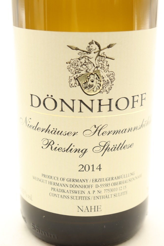(1) 2014 Weingut Donnhoff Niederhauser Hermannshohle Riesling Spatlese ...