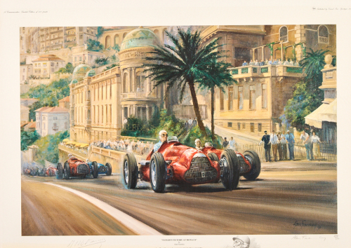Alan Fearnley - ‘Fangio’s Victory at Monaco’