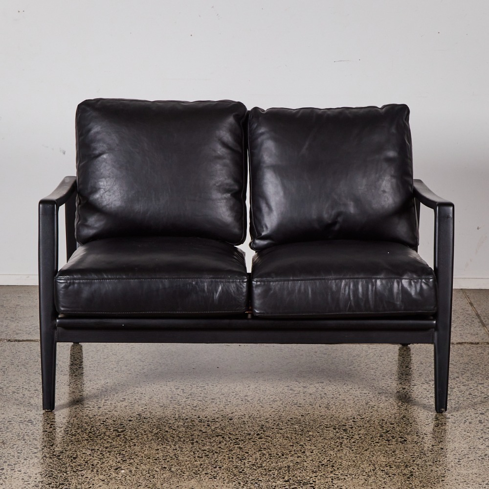 A Hawthorne Two Seater Buckle Back Sofa