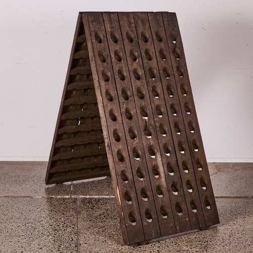 A French Oak Champagne Riddling Rack