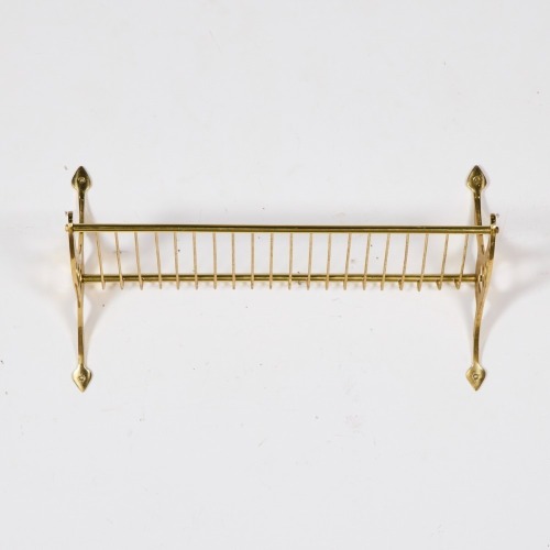 An Antique Style Brass Luggage Rack