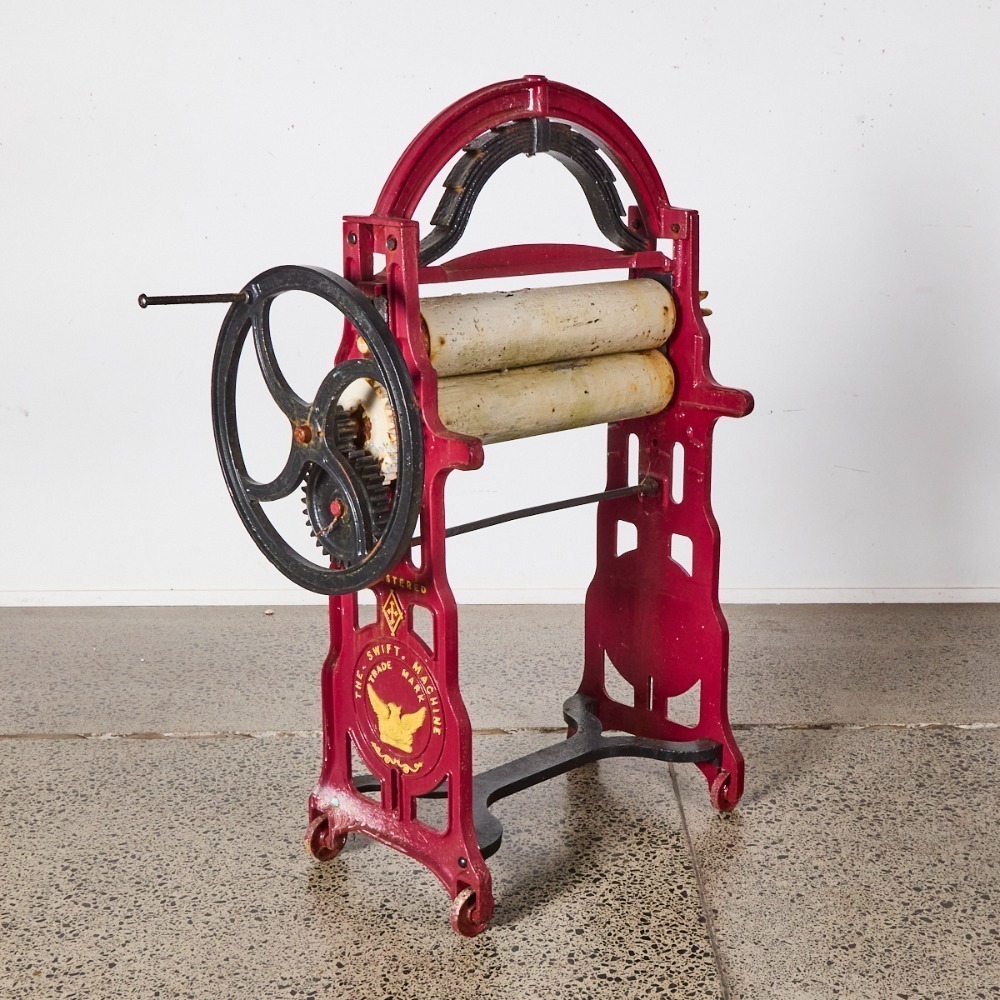 An Antique Swift Machine Laundry Mangle