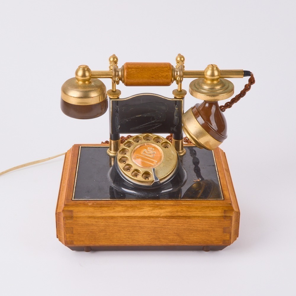 A Vintage Italian Made Telecom Dial Phone