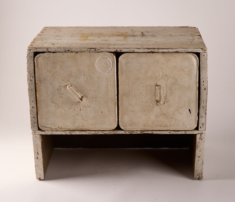A Depression Era Petrol Can Set of Drawers