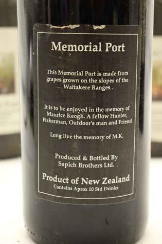 (3) M.K. Memorial Port To Be Enjoyed In Memory Of Maurice Keogh, Auckland
