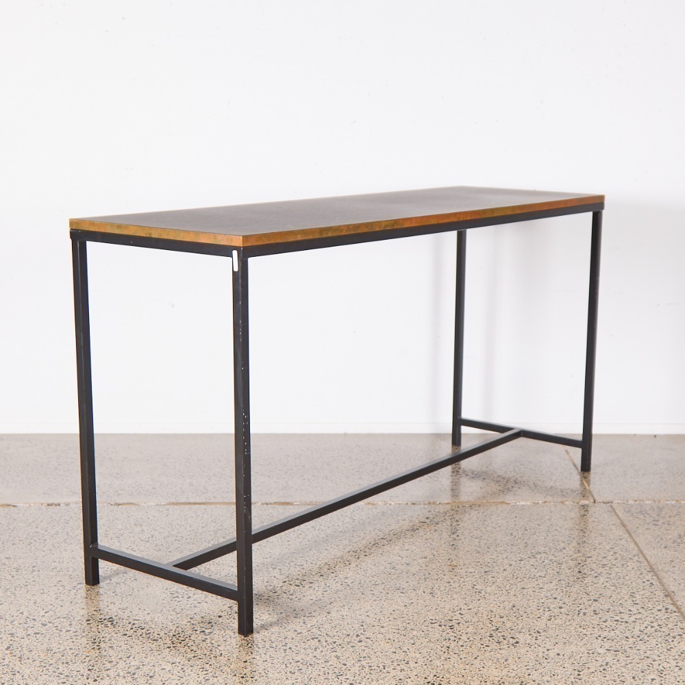 A Black Modern Bar Leaner