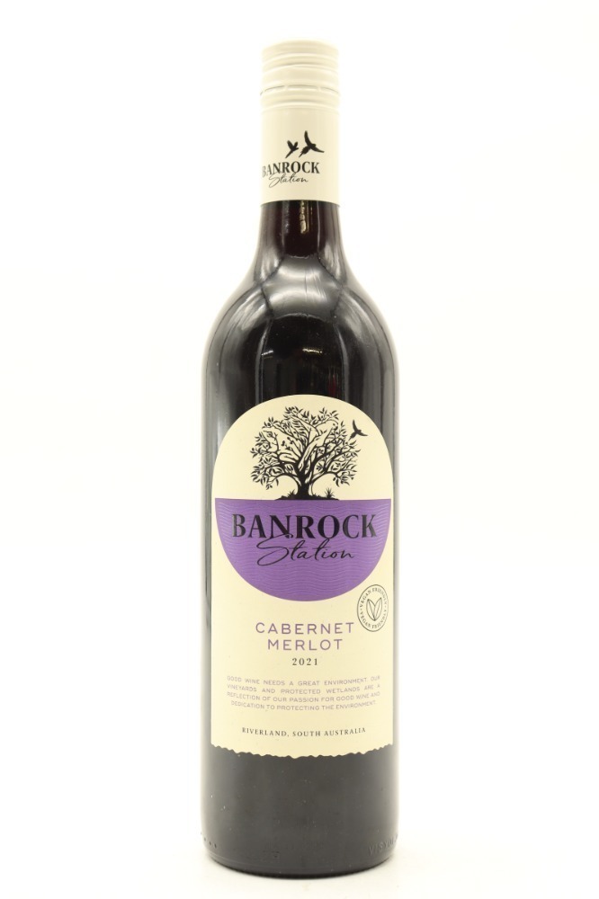 (1) 2021 Banrock Station Cabernet Sauvignon - Merlot, South Eastern ...