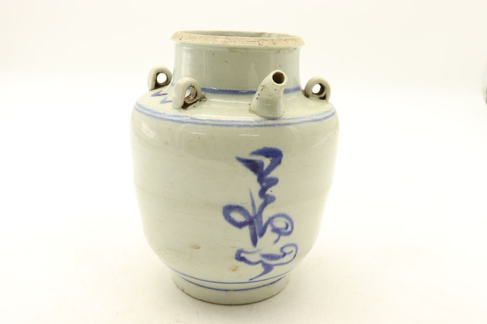 A Chinese Ming Dynasty Blue and White Teapot-John Perry Collections